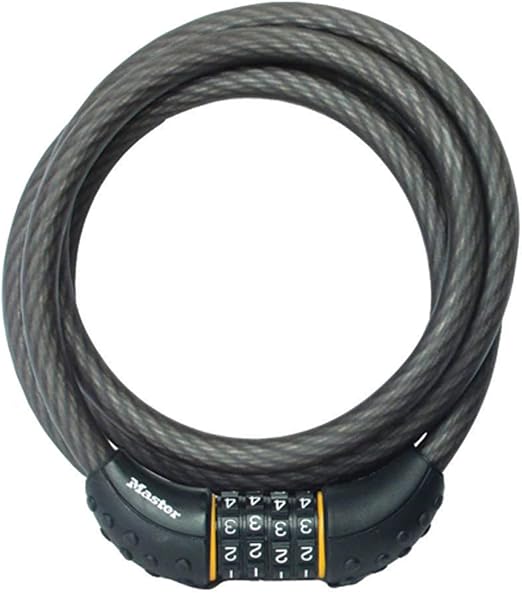 Amazon.com: Master Lock Cable Lock, Set Your Own Combination Bike Lock ...