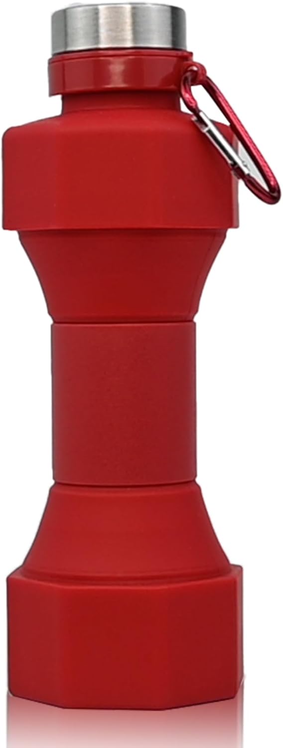 Amazon.com: Mitour Collapsible Water Bottles Cups - 650ml Reusable BPA Free Silicone Foldable ...