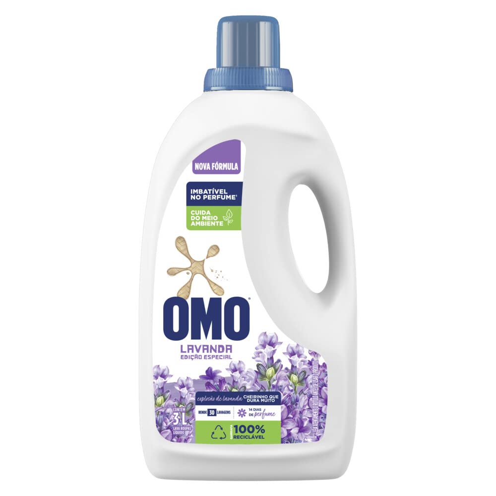 OMO Sabão Líquido Omo Lavanda Edição Especial 3L Omo : Amazon.com.br ...