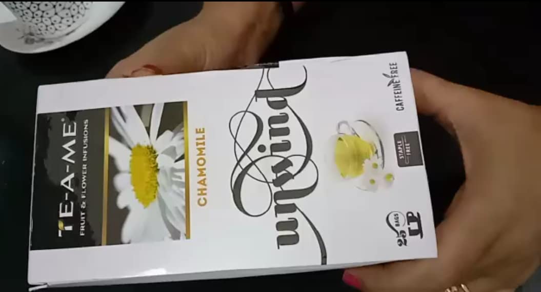 TE-A-ME Chamomile Tea | Tea Bags 25 | Chamomile Tea for Sleep ...
