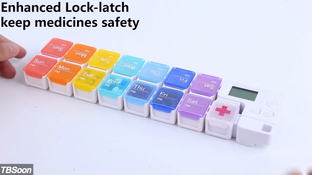 Watch Pill Organizer with Alarm ﹙14 Compartments﹚ on Amazon Live