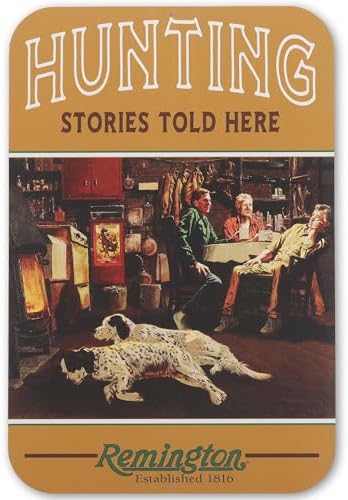 Remington Hunting Stories Told Here Metal Sign - Vintage Remington Wall ...