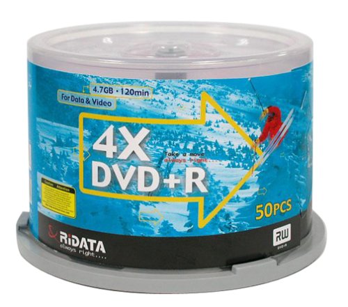 Ridata DVD+R 4x 50-pack Spindle : Amazon.in: Computers & Accessories