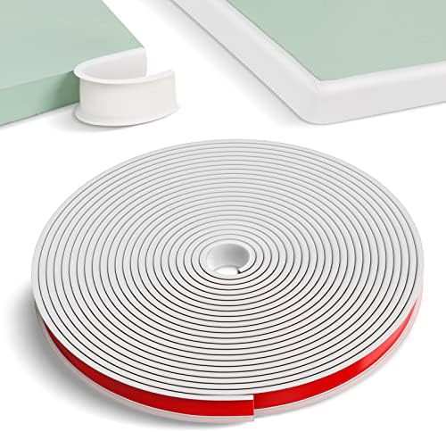 DirkFigge Self-Adhesive Furniture Edge Tape, U-Shape Flexible Edging ...