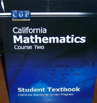 California Mathematics (Course 2, Student Textbook) | Amazon.com.br