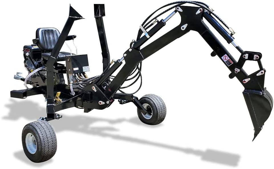 Amazon.com: SDI Factory Direct 15HP 420CC Gas Powered Towable Backhoe ...