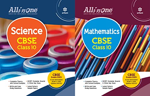 Arihant CBSE Class 10 - All in One - Science + Maths - 2023-24/Ed for ...