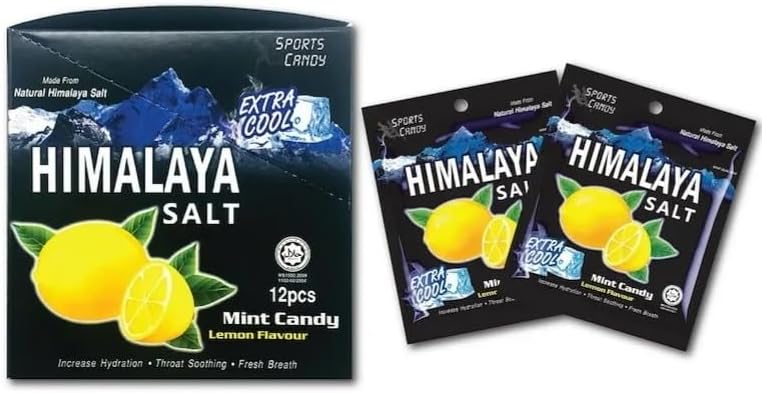 Amazon.com : Big Foot Himalaya Salt Candy (Pack of 12) (Original Lemon ...
