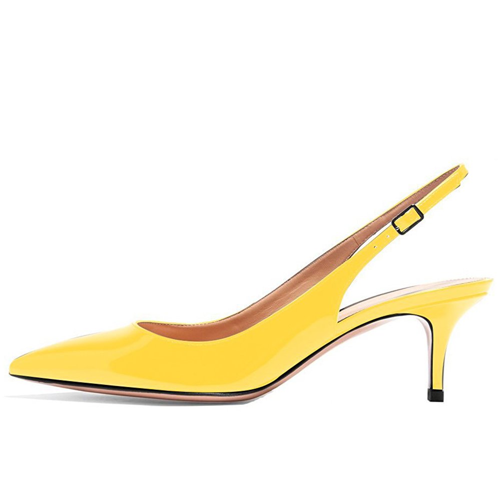 Snapklik.com : Slingback Pumps, Womens Pointed Toe Low Heel Sandals ...
