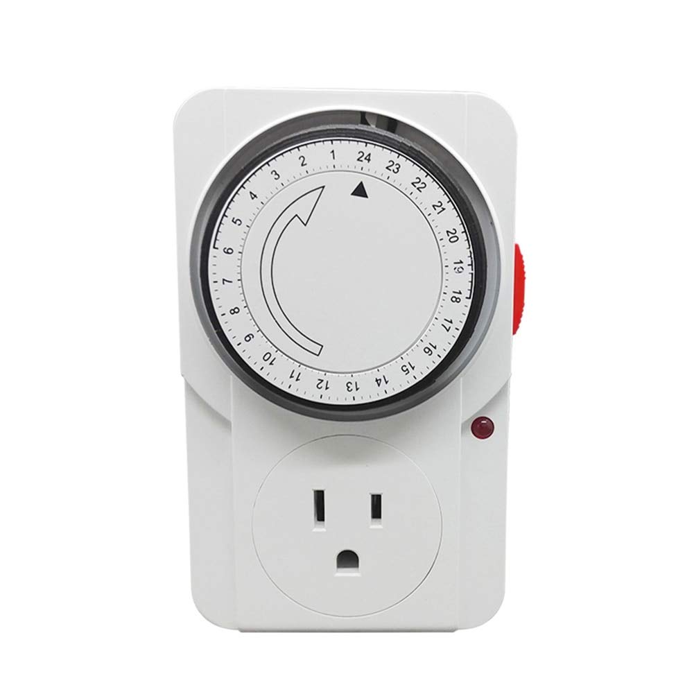 Buy Timer - 24 Hours Programmable Portable Plug Timer With Socket ...