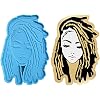 Amazon.com: Girl Silicone Resin Mold(11x7.1 Inch), Female Head Resin ...