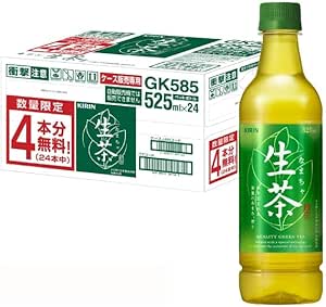 Amazon | キリン 生茶 525ml ペットボトル 24本 (20本+4本) 1ケース | KIRIN | お茶飲料 通販