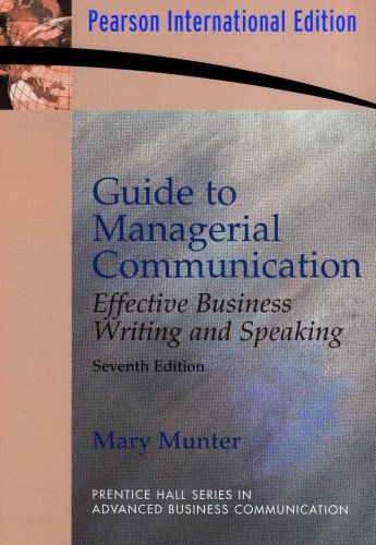 Guide to Managerial Communication (Guide to Business Communication ...