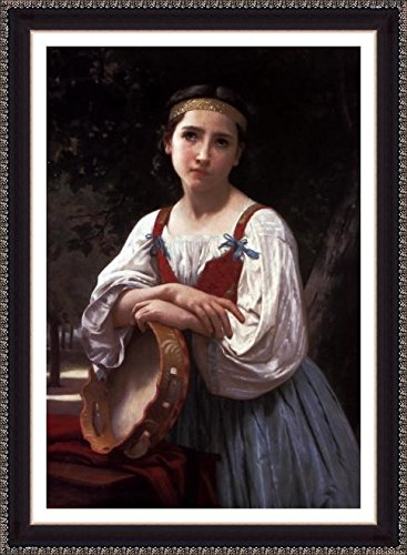 Gypsy Girl with a Basque Drum - ArtsNyou printed paintings : Amazon.in ...