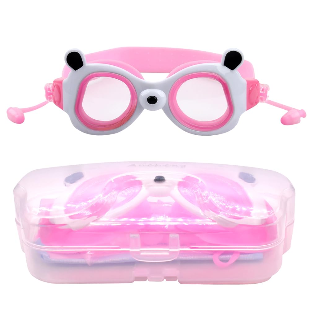 FCXVXCL Kids Swimming Goggles Cartoon,Quick Adjust Childrens Goggles ...