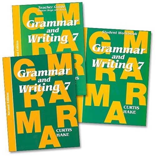 Saxon Grammar & Writing 2nd Edition Grade 7 Complete Homeschool Kit ...