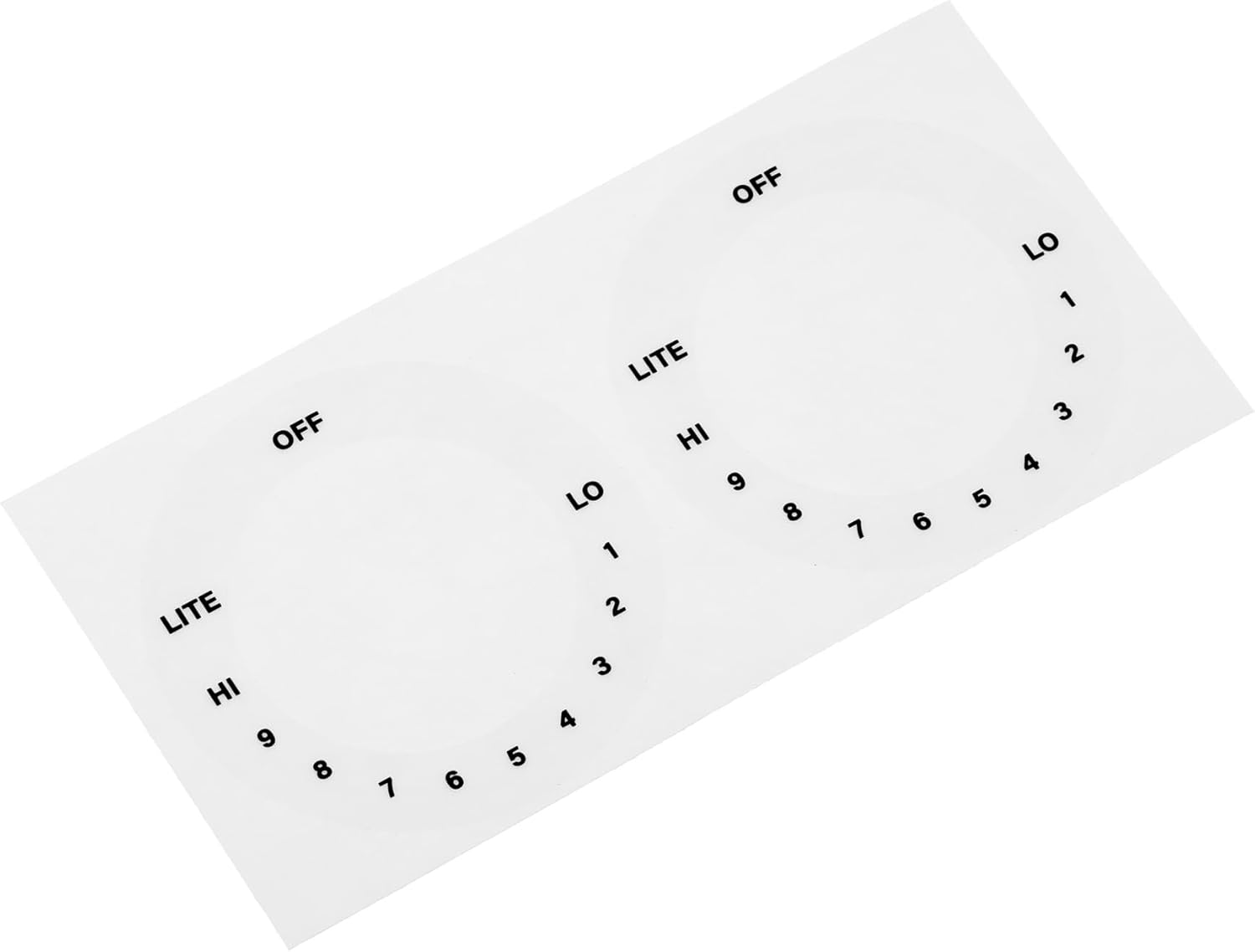 Amazon.com: HALLMERS 2 Dials Off Lite Hi 9-1 Lo 50mm AC/CCW 2" Cooktop ...