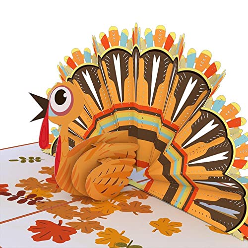 Snapklik.com : Gobble Til You Wobble Turkey Pop Up Card, 5x7-3D ...