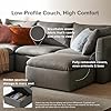 Amazon.com: mopio Oversized Modular Sectional Sofa with Fully Removable ...