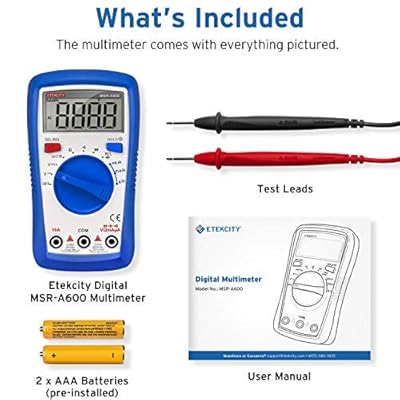 Etekcity Digital Multimeter, Auto-Ranging Voltage Philippines | Ubuy