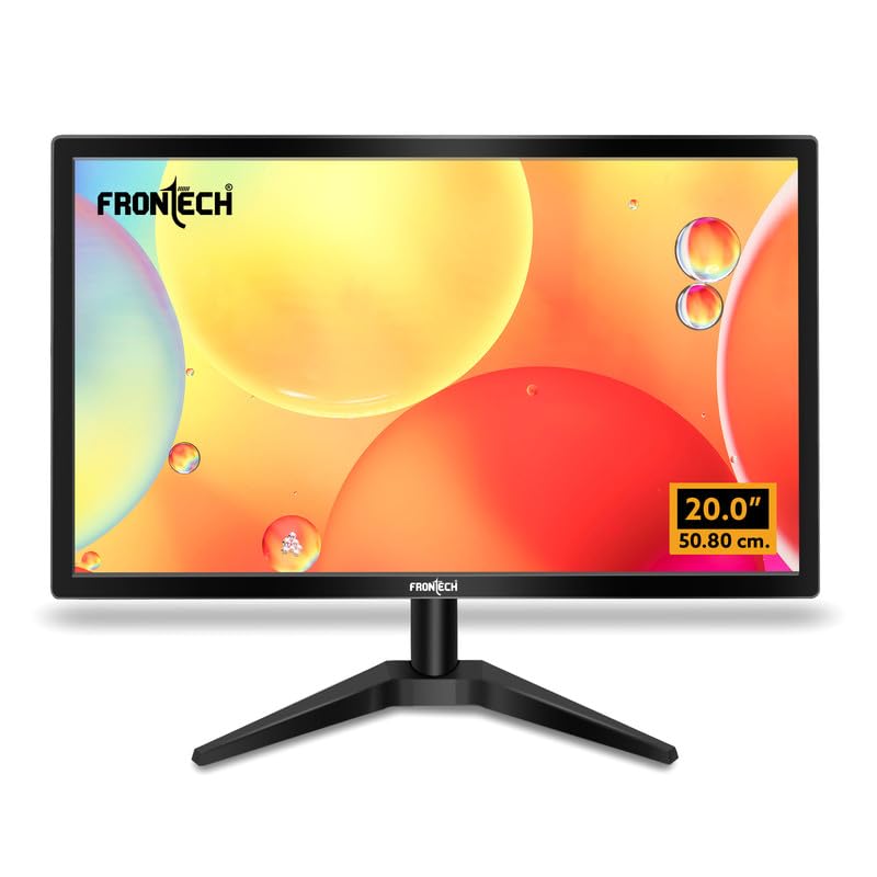 FRONTECH 20 Inch HD LED Monitor | Refresh Rate 60 Hz, 1600 X 900 Pixels ...