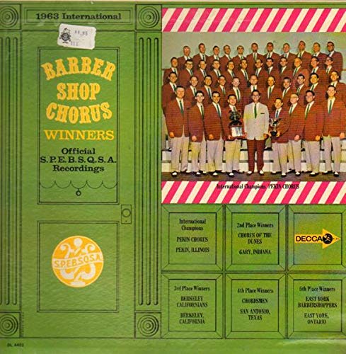 Amazon.com: Barber Shop Chorus Winners [1963]: CDs & Vinyl