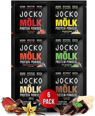 Amazon.com: Jocko Fuel Whey Protein Powder Sampler Variety Pack, 6-1.2 ...