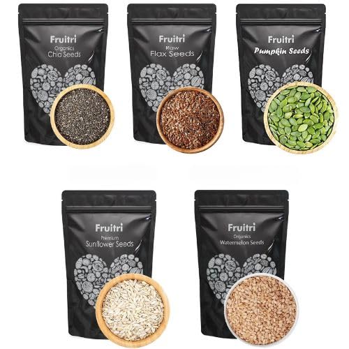 Fruitri Superfood Mix Seeds Combo Pack | Non-GMO Healthy Snack Mix ...