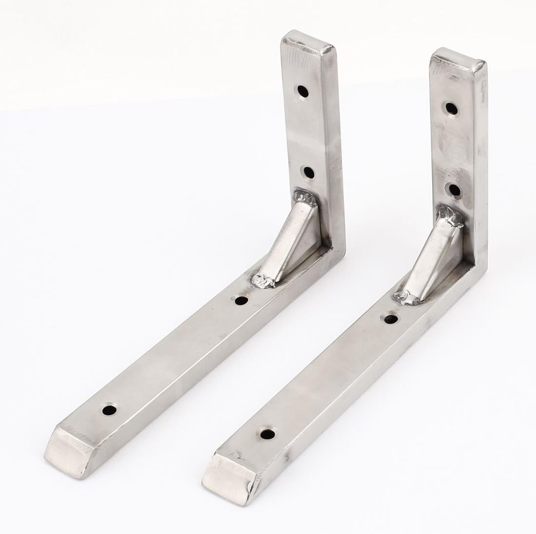 Amazon.com: uxcell 150mmx100mm Stainless Steel Angle Bracket Corner ...