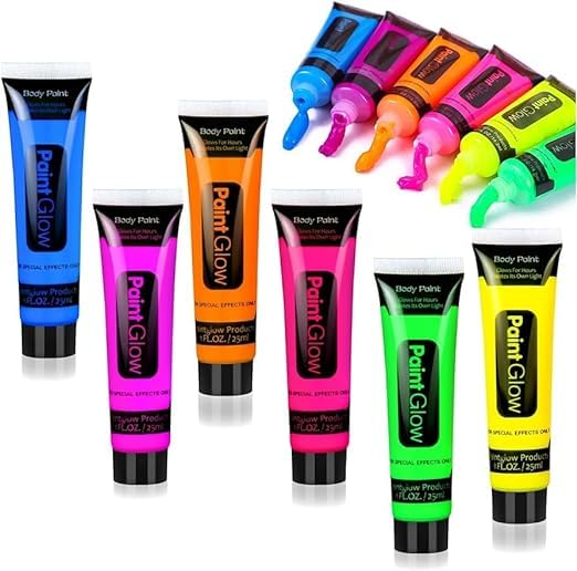 Buy HiPPITY HOP The party collective Face Colour Paint Glow Face and ...