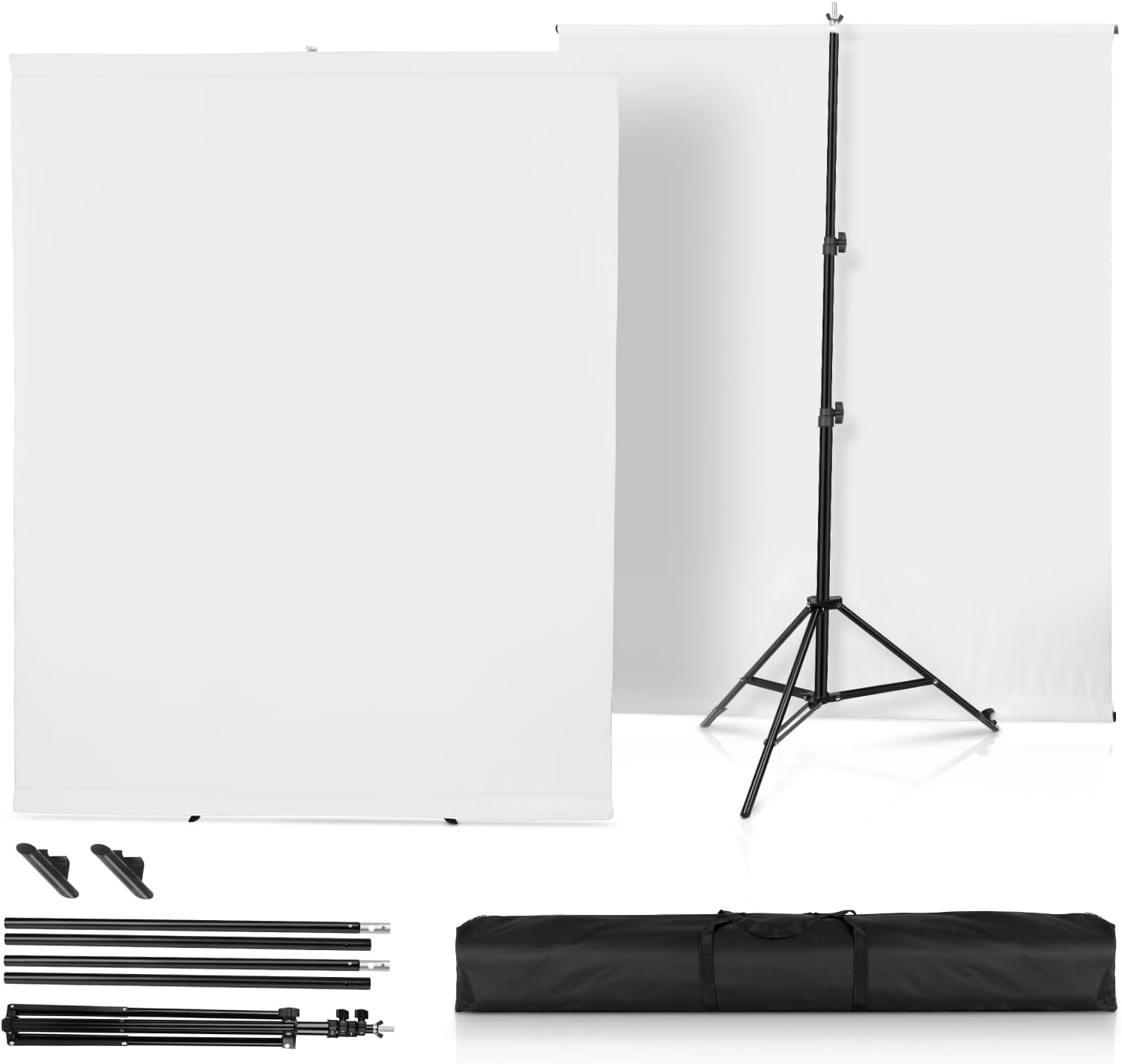 Amazon.com : CFS Products Retractable White Photo ID Backdrop for ...
