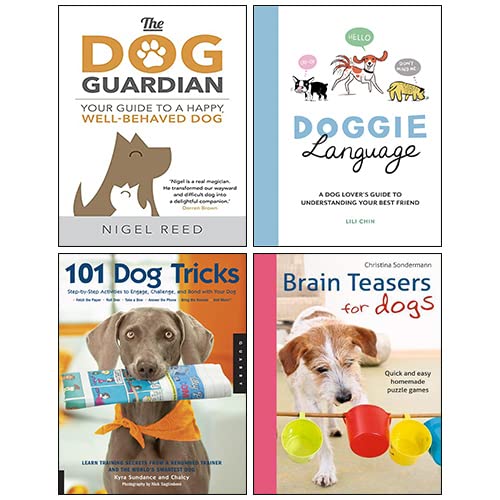 Doggie Language [Hardcover], Brain Teasers for Dogs, The Dog Guardian ...