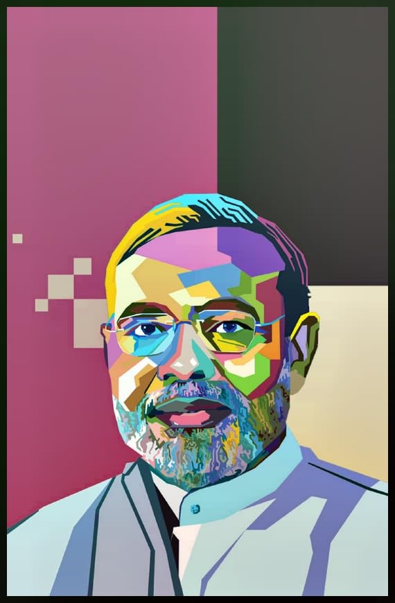 Personalities Poster 'Narendra Modi - Infographic Element' Paper Poster ...