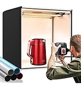 Amazon.com : FOSITAN Photo Light Box, Upgrade 8 Backdrops Photo Studio ...