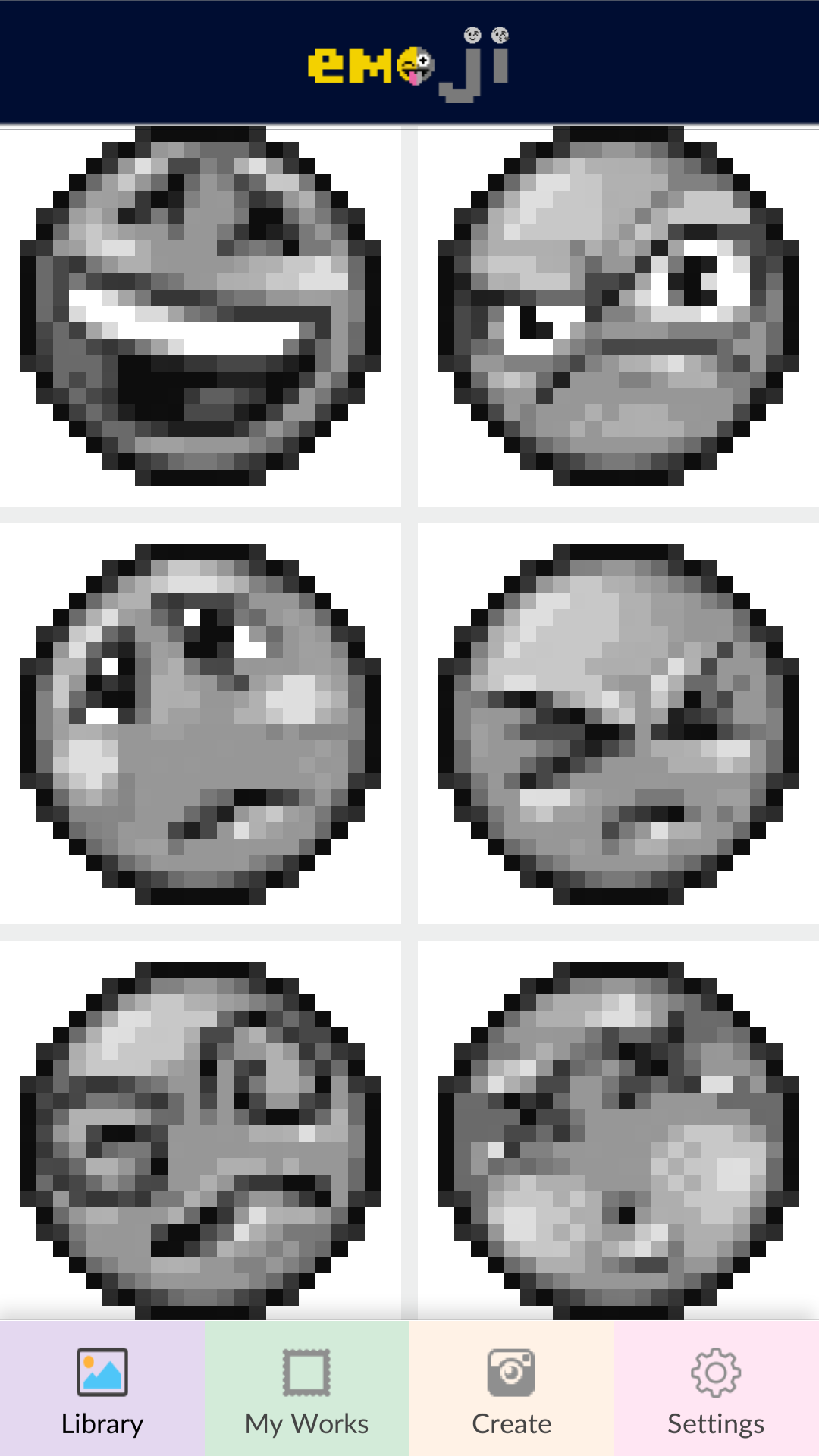 Emoji Color By number, Pixel Art Emoji - Application sur Amazon Appstore