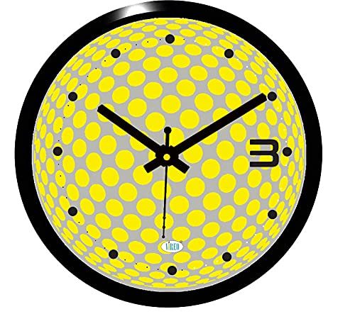 Buy VIREO-11 Inches Big Designer Black and White Wall Clock for Home ...