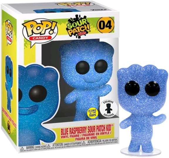 Amazon.com: Funko POP! Sour Patch Kids - Blue Raspberry Glow-in-The ...