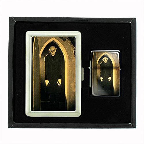 Amazon.com: Nosferatu Dracula 1922 Vampire Cigarette Case Oil Lighter ...