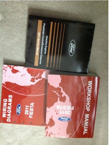 2011 FORD FIESTA Service Shop Repair Manual FACTORY BOOK DEALERSHIP SET ...