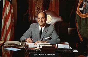 Governor Albert D. Rosellini Political Original Vintage Postcard at ...