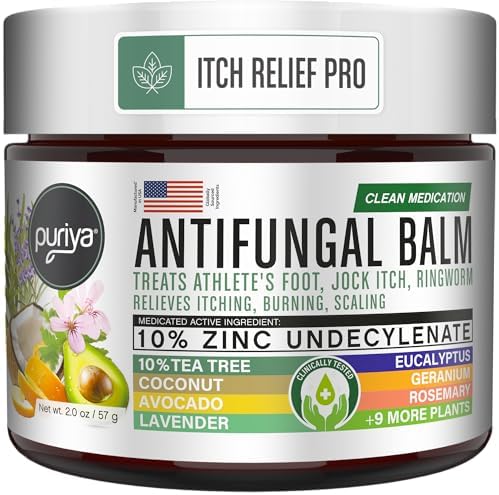 Amazon.com : Puriya Clinically Proven Antifungal Cream for Skin Fungus ...