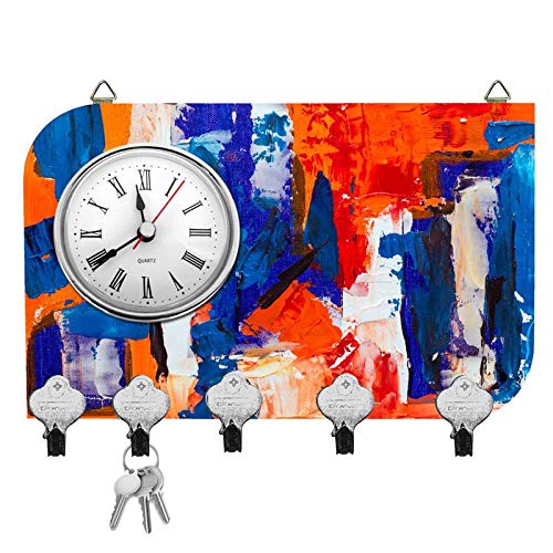 Marvellou's Fancy Key Holder with Clock - Wall Mounted Fancy Key Holder ...