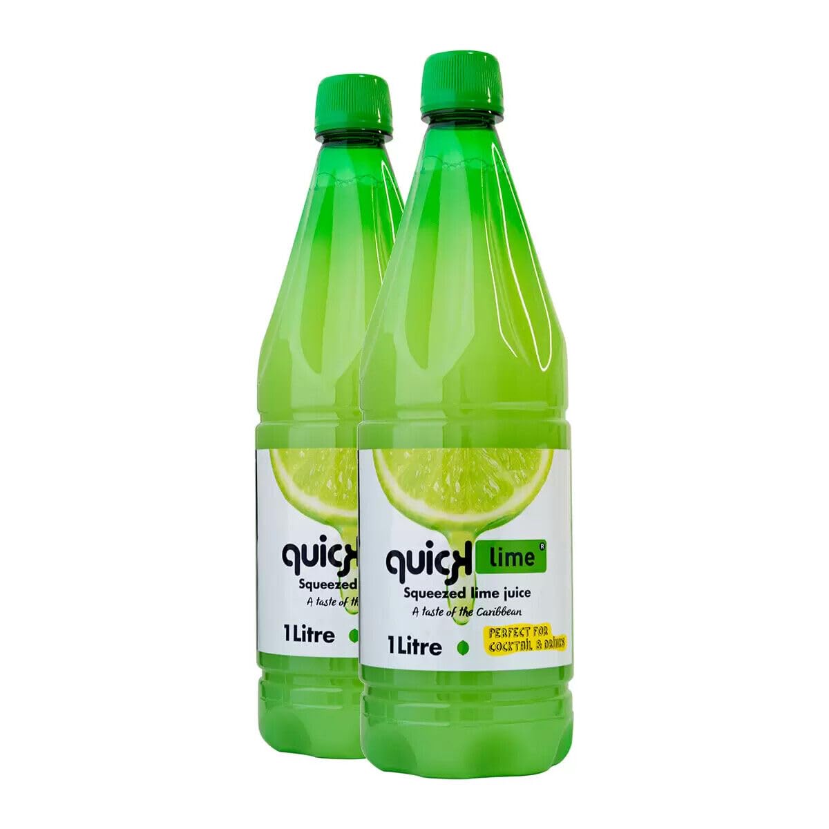 Quick Lime Squeezed Lime Juice From Concentrate Large Bottle- 2 x 1 ...