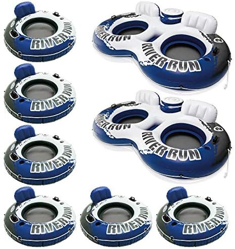 Amazon.com: Intex River Run II 2 Person Inflatable Float (2 Pack ...