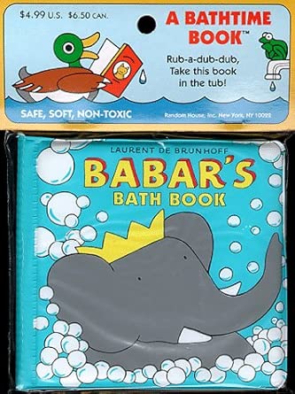 Amazon.com: Babar's Bath Book (Bathtime Books): 9780679834342: De ...