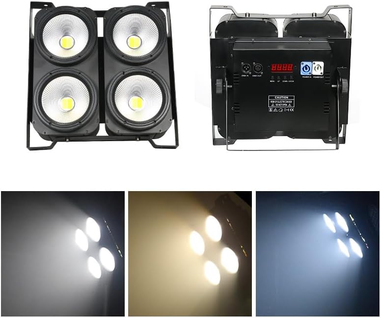 Amazon.com: Iverens 400w Led Blinder Stage Lights Blinder COB Led Light ...