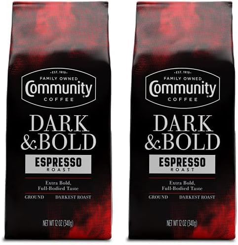 Amazon.com: Community Coffee Dark & Bold Espresso Roast, Extra Dark ...