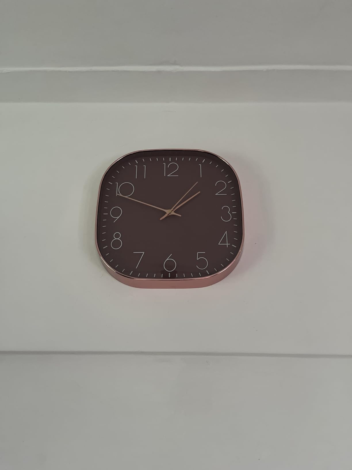 Buy TEKCOOL Plastic Analogue Wall Clock 12" Silent Quartz Decorative ...