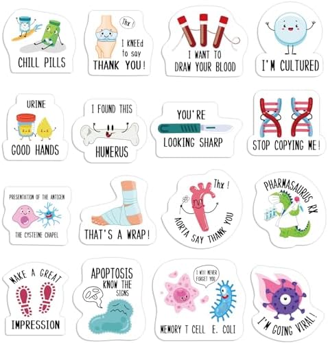Amazon.com: 200PCS Funny Nursing Stickers for Water Bottles, Laptops ...