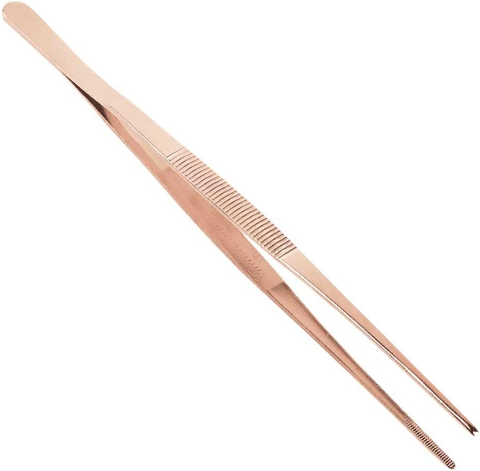 Urban Bar Long Cocktail Tweezers, Garnish, Copper Finish 25cm Model No ...